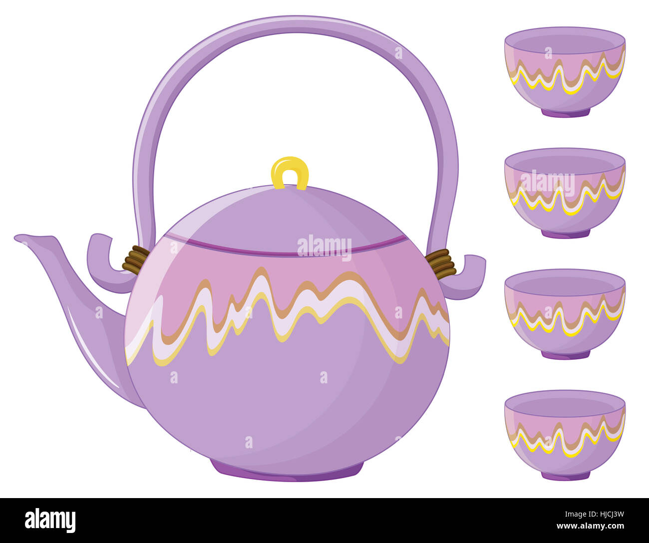tea, object, isolated, small, tiny, little, short, illustration, series ...