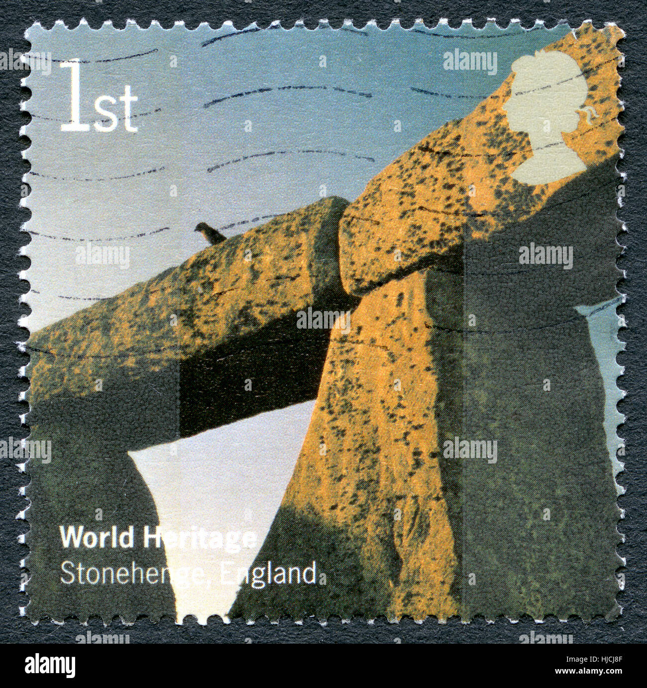 UNITED KINGDOM - CIRCA 2005: A used postage stamp from the UK ...