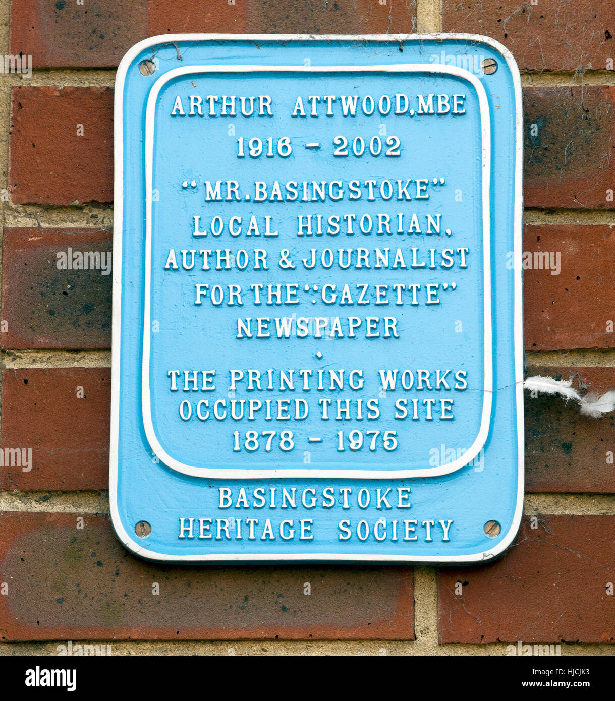 Hampshire Blue Plaques Stock Photos & Hampshire Blue Plaques Stock ...