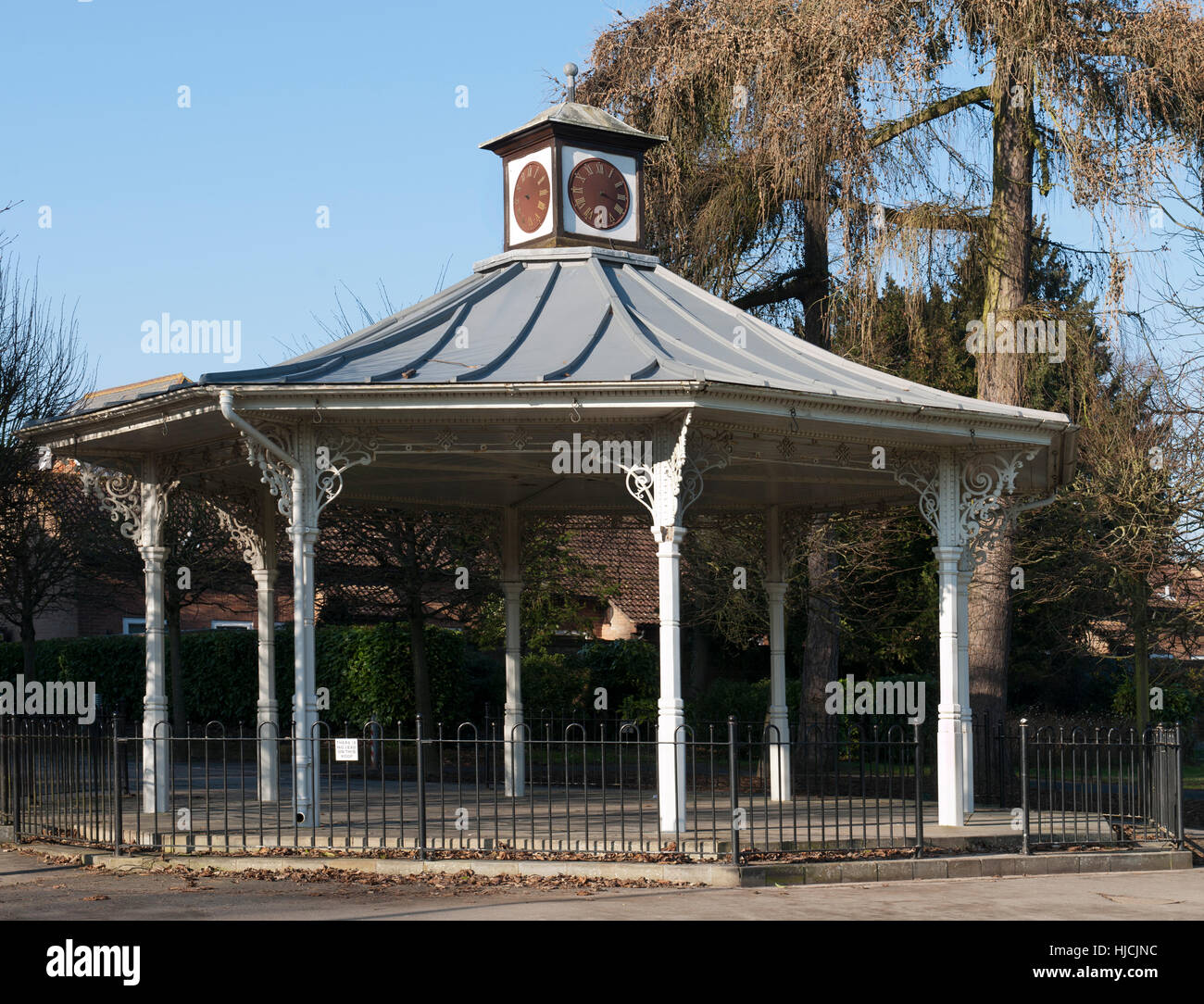 Bandstand in War Memorial Park, Basingstoke, Hampshire, England,UK ...