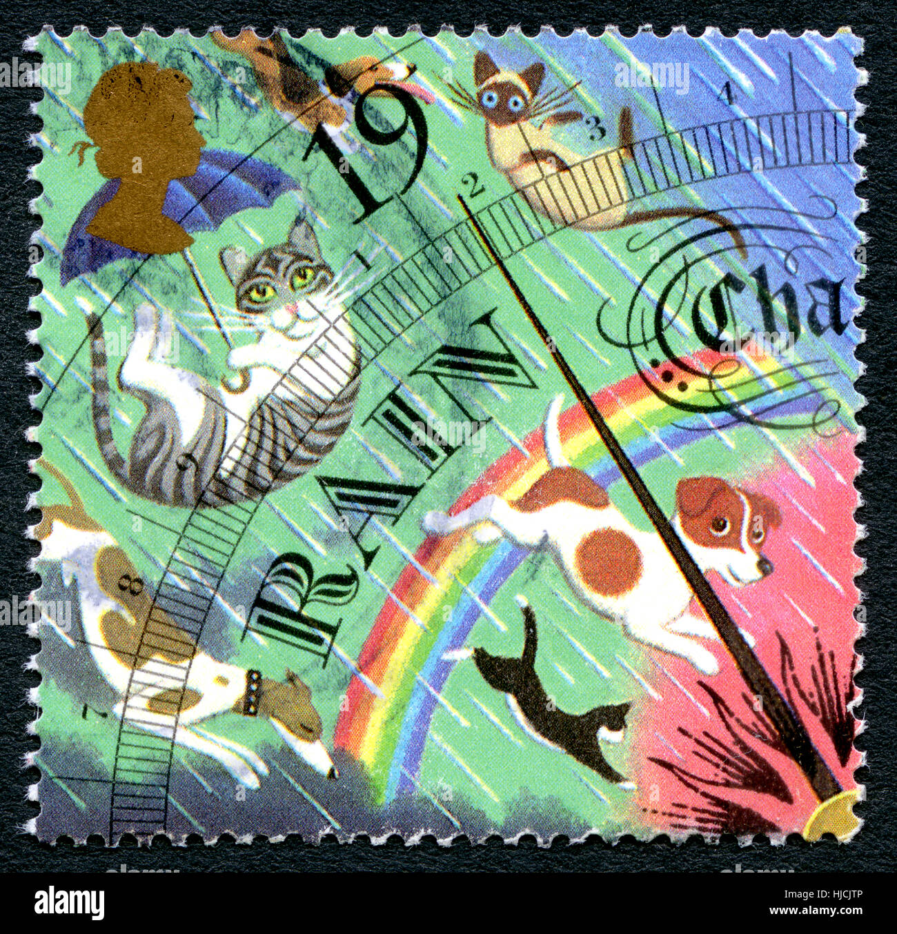 GREAT BRITAIN - CIRCA 2001: A used postage stamp from the UK, depicting ...