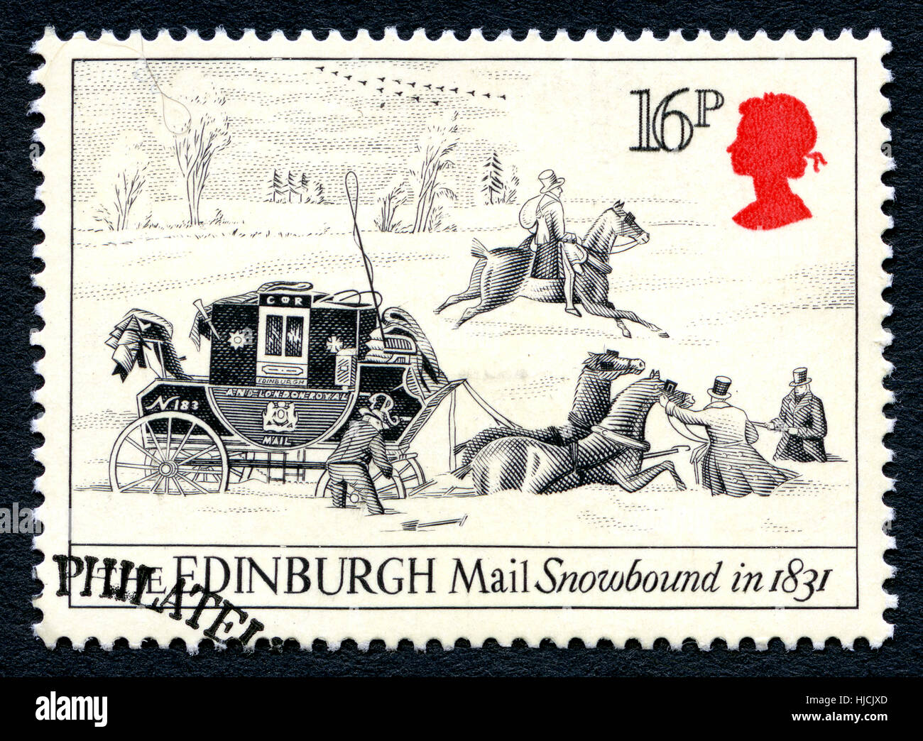 GREAT BRITAIN - CIRCA 1984: A used postage stamp from the UK, depicting ...