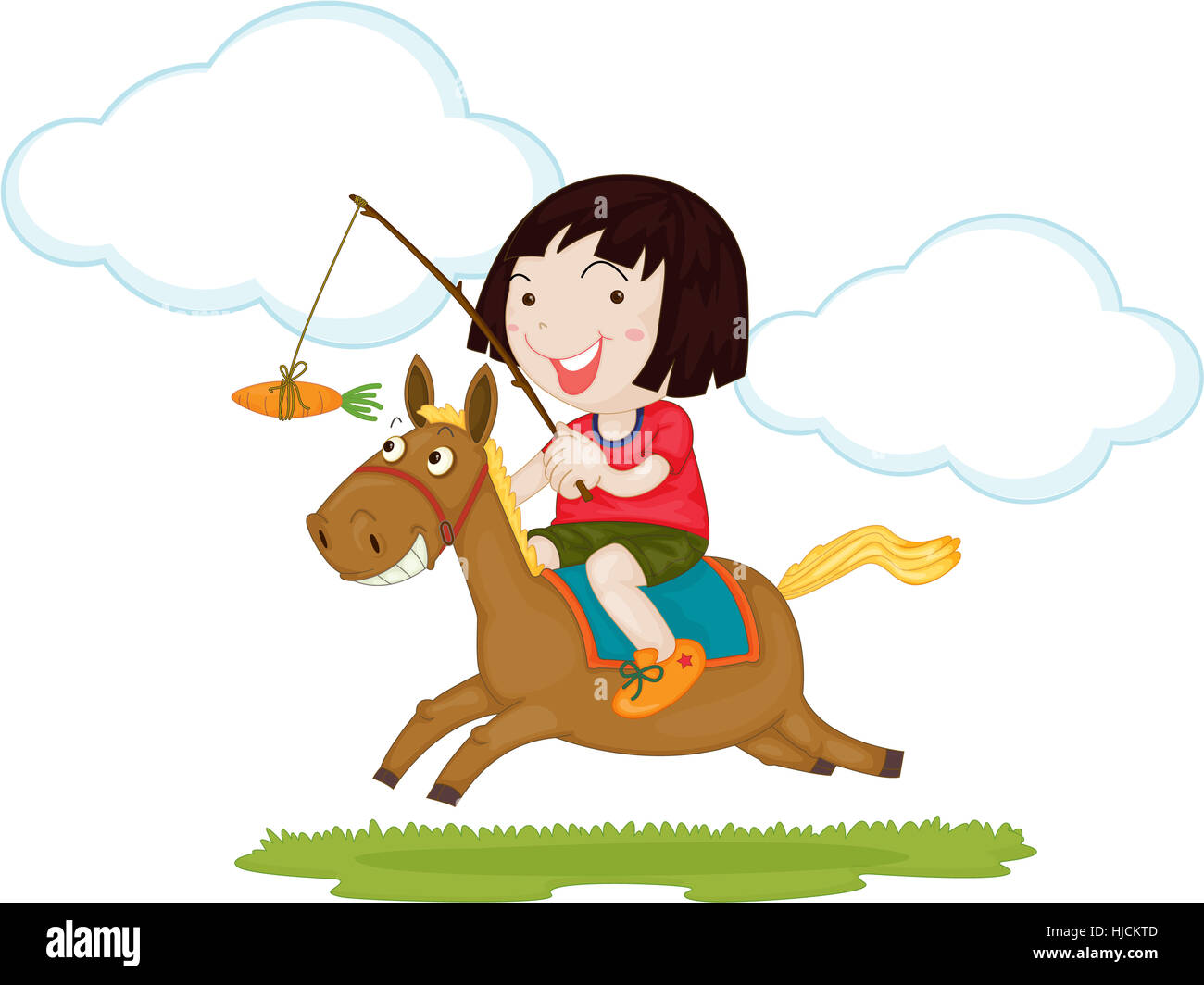 Girl riding fish hi-res stock photography and images - Alamy