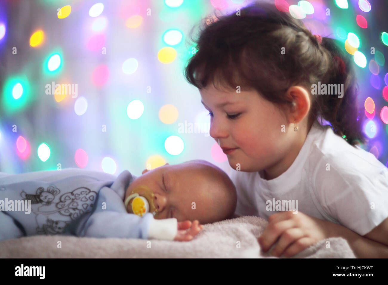 Child glowing lights hi-res stock photography and images - Alamy