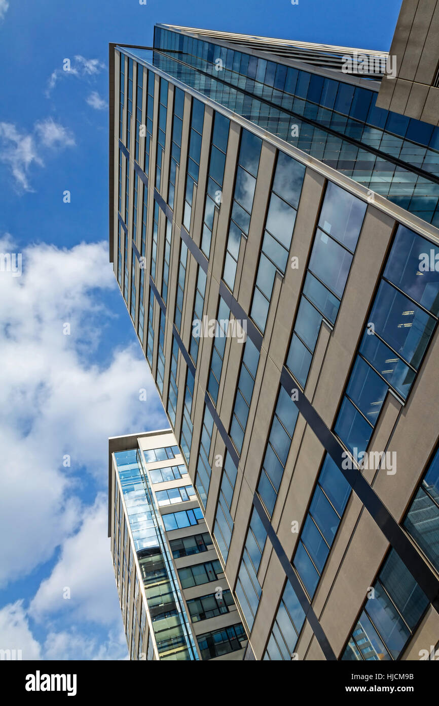 blue, tower, office, travel, big, large, enormous, extreme, powerful ...