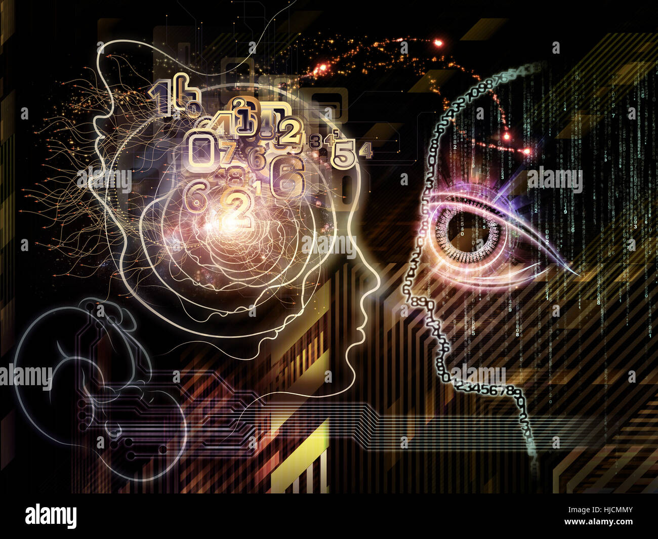 woman, profile, calculation, education, art, composition, model, design ...