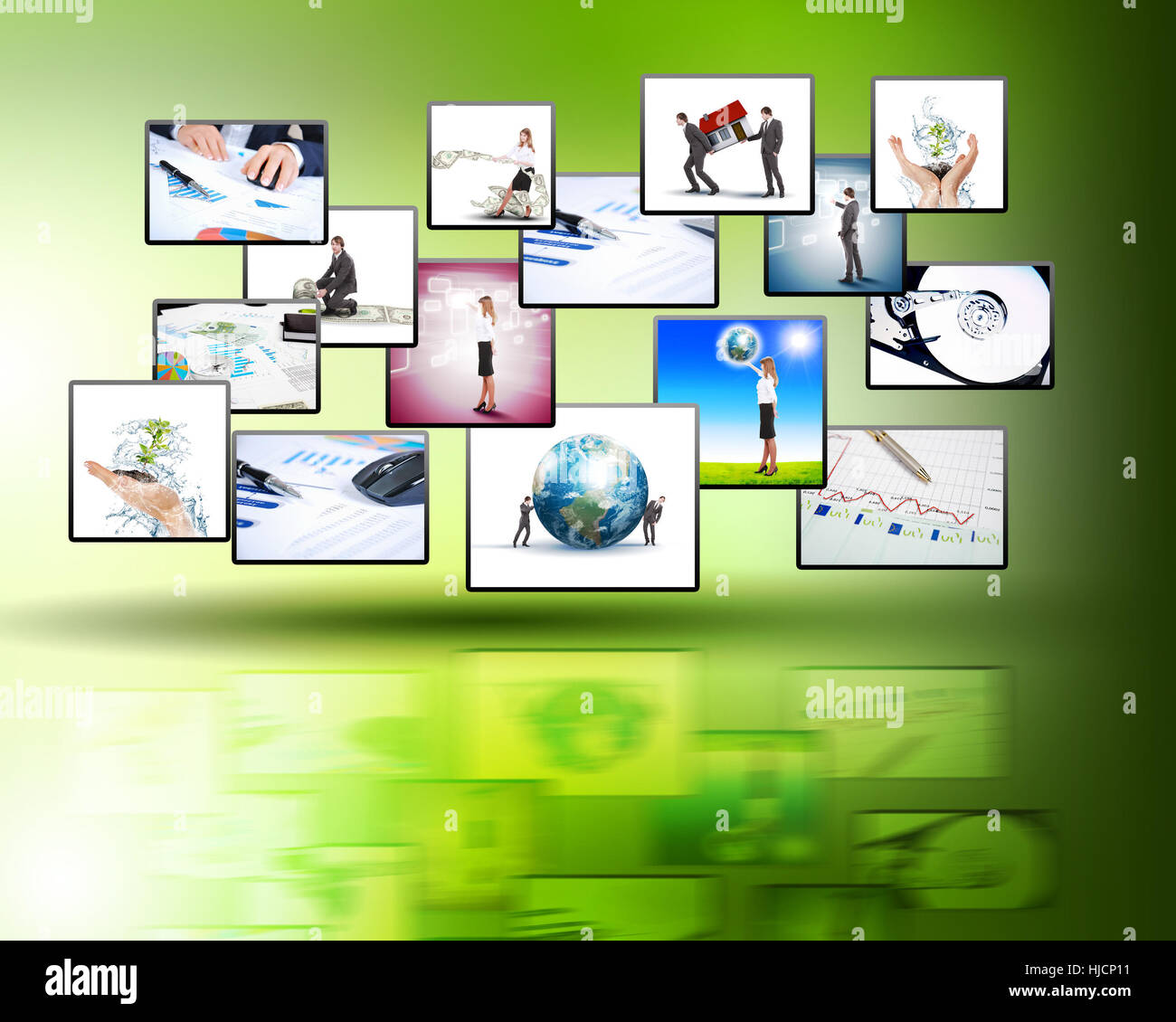 Media stream of high technology and modern television Stock Photo - Alamy