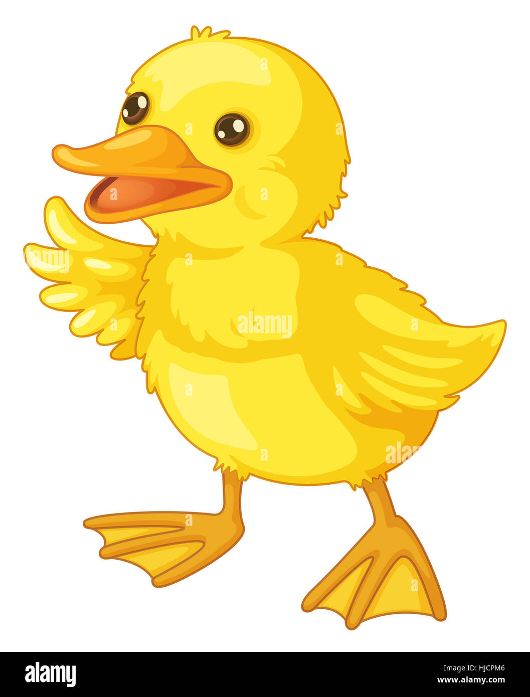 Yellow Duck Feet Cut Out Stock Images & Pictures - Alamy