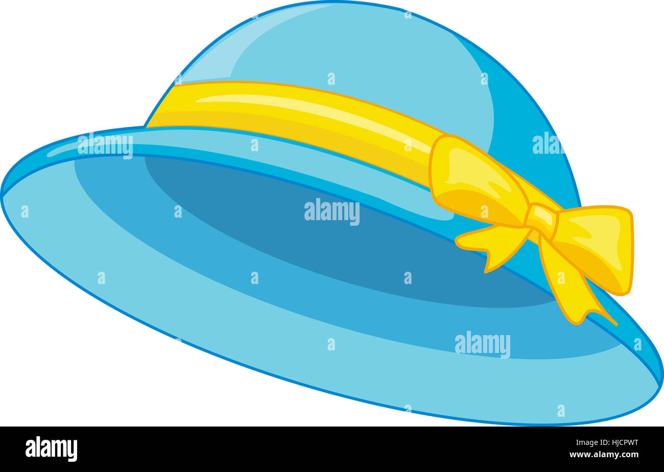 illustration of blue cap on white Stock Photo - Alamy