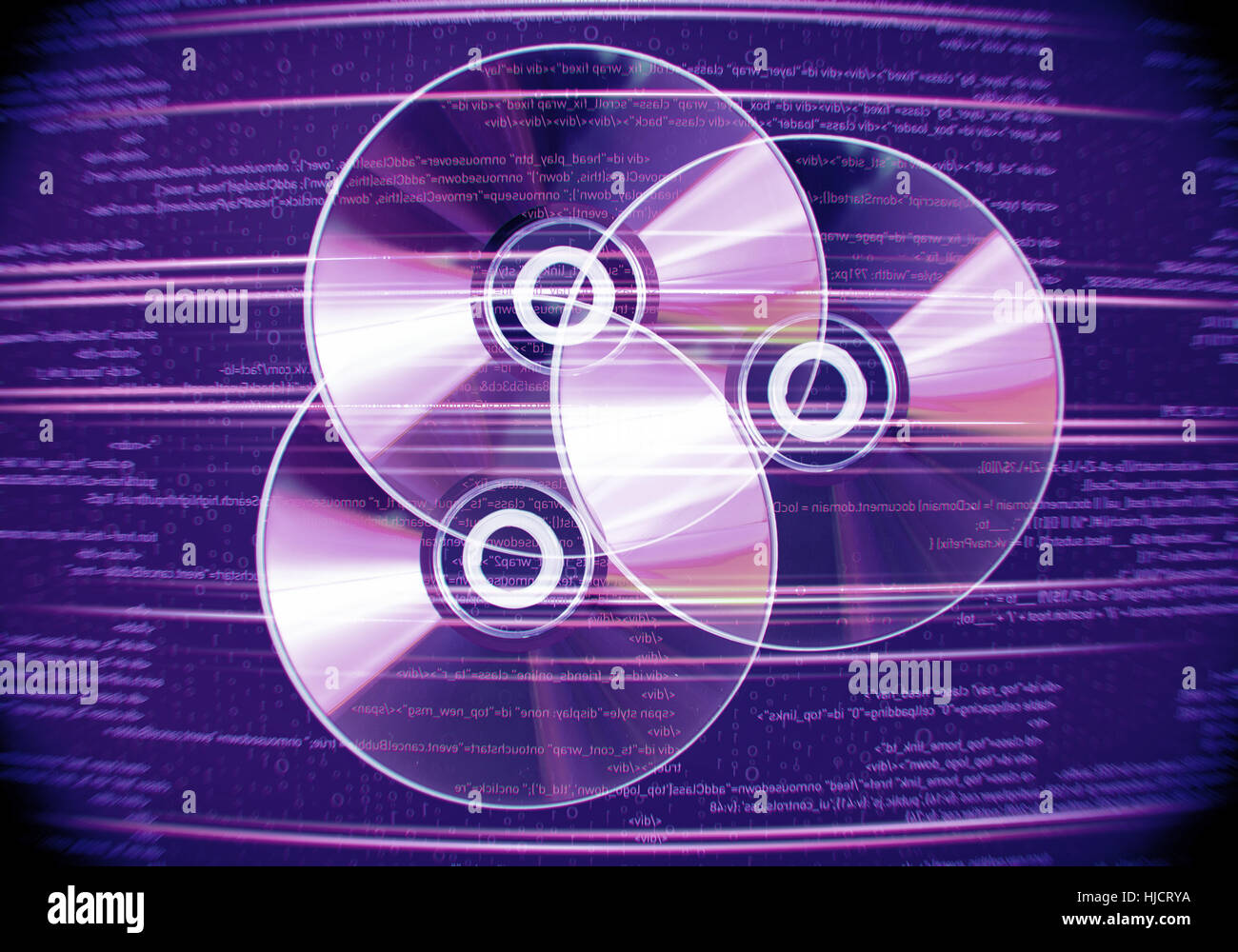 Collection of three cd discs on digital background Stock Photo - Alamy
