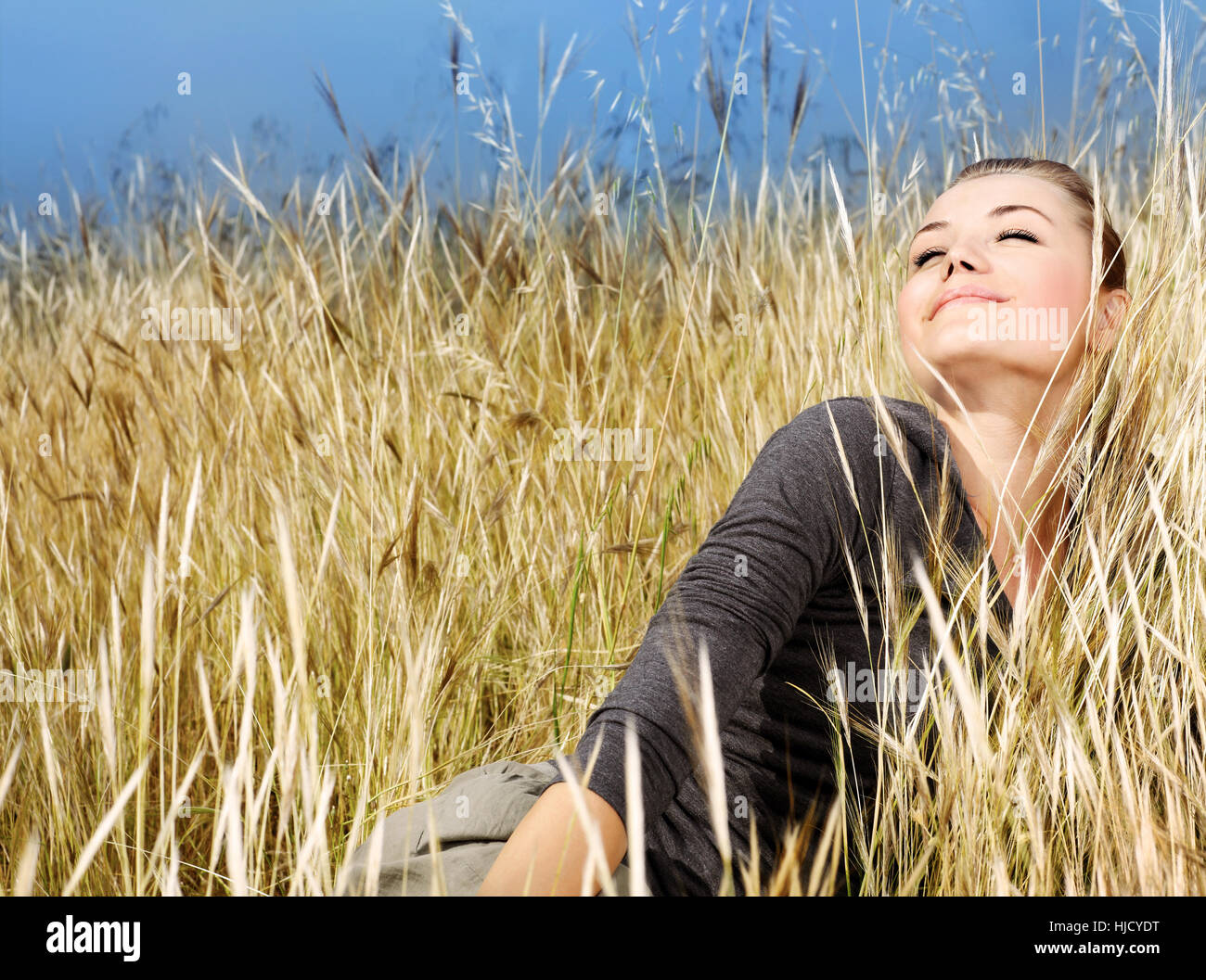beautiful, beauteously, nice, field, portrait, summer, summerly ...