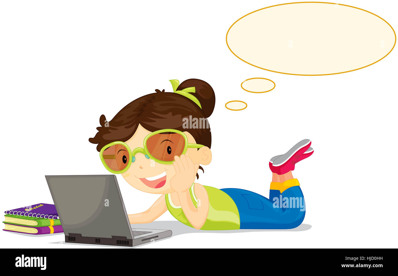 Female Studying Cartoon Stock Photos & Female Studying Cartoon Stock ...