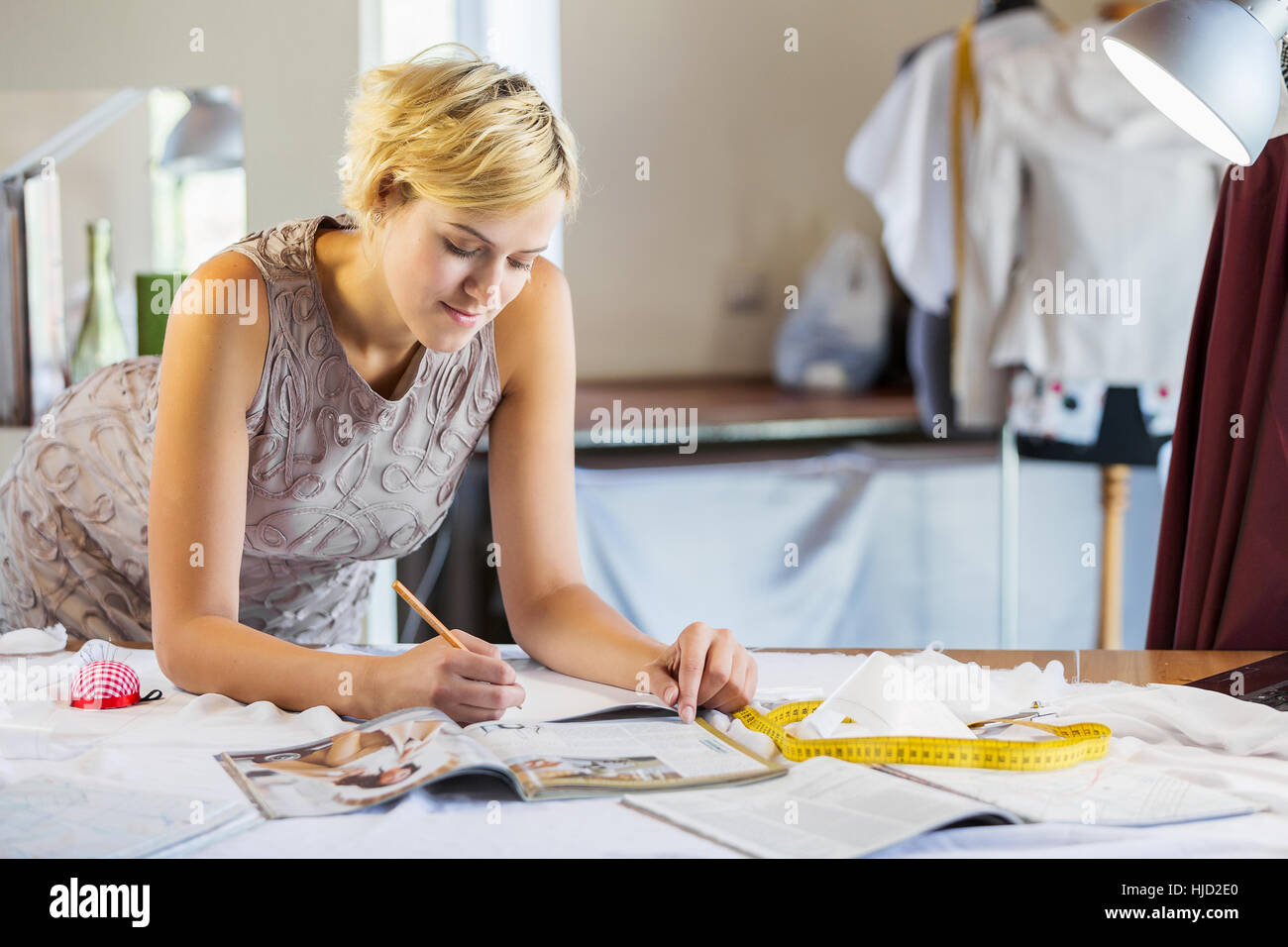 Making fashion patterns hi-res stock photography and images - Alamy