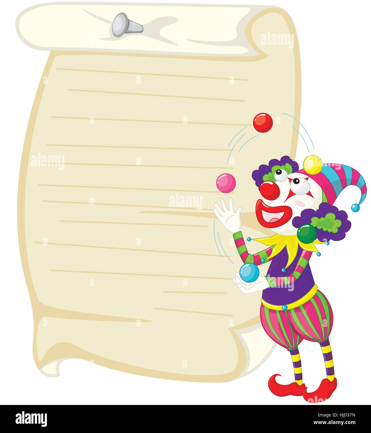 object, entertainment, isolated, clown, illustration, plain, costume ...