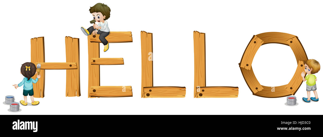 study, object, education, isolated, graphic, wood, letters, word ...