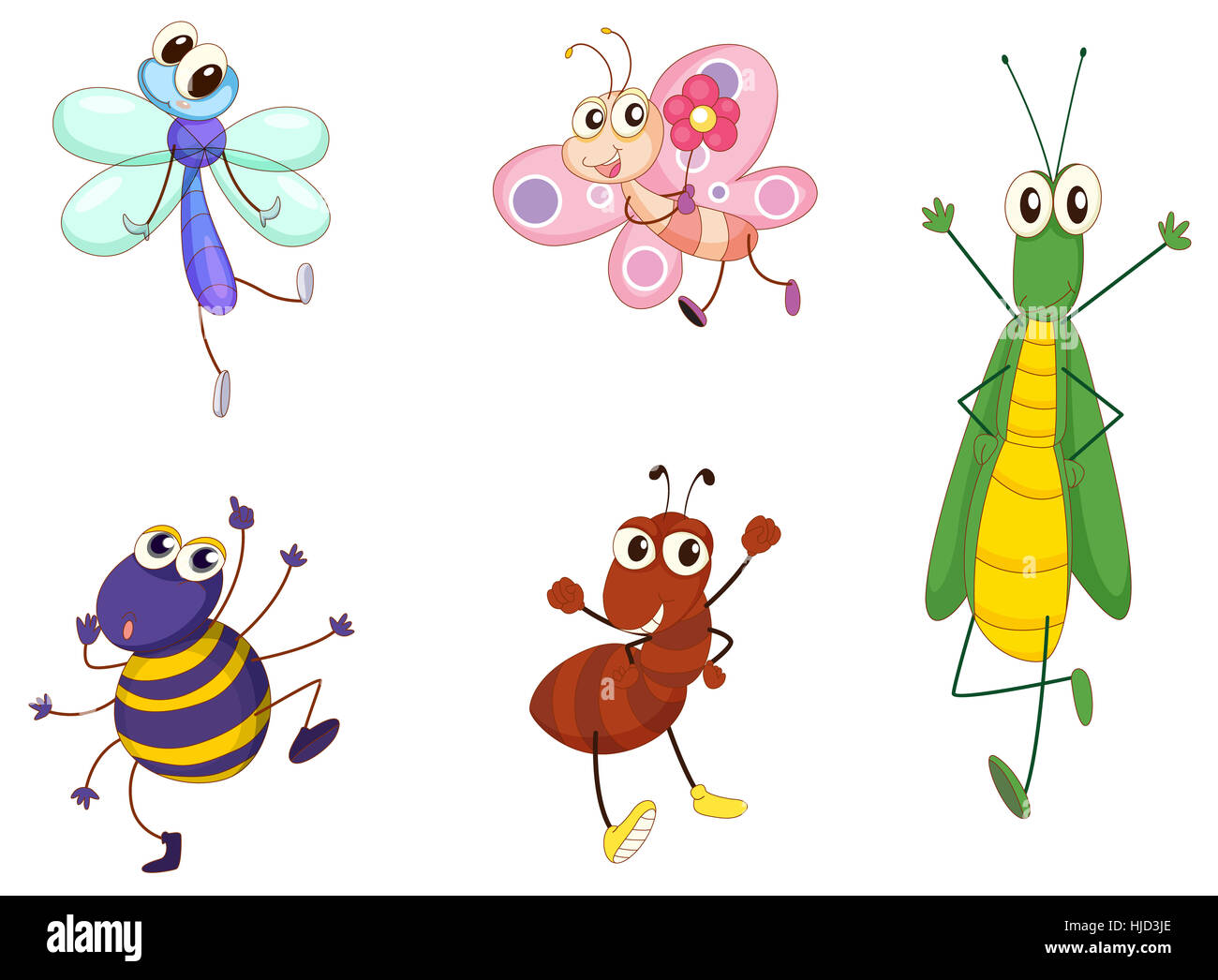 gesture, object, isolated, comic, animal, ant, insects, animals, spider ...