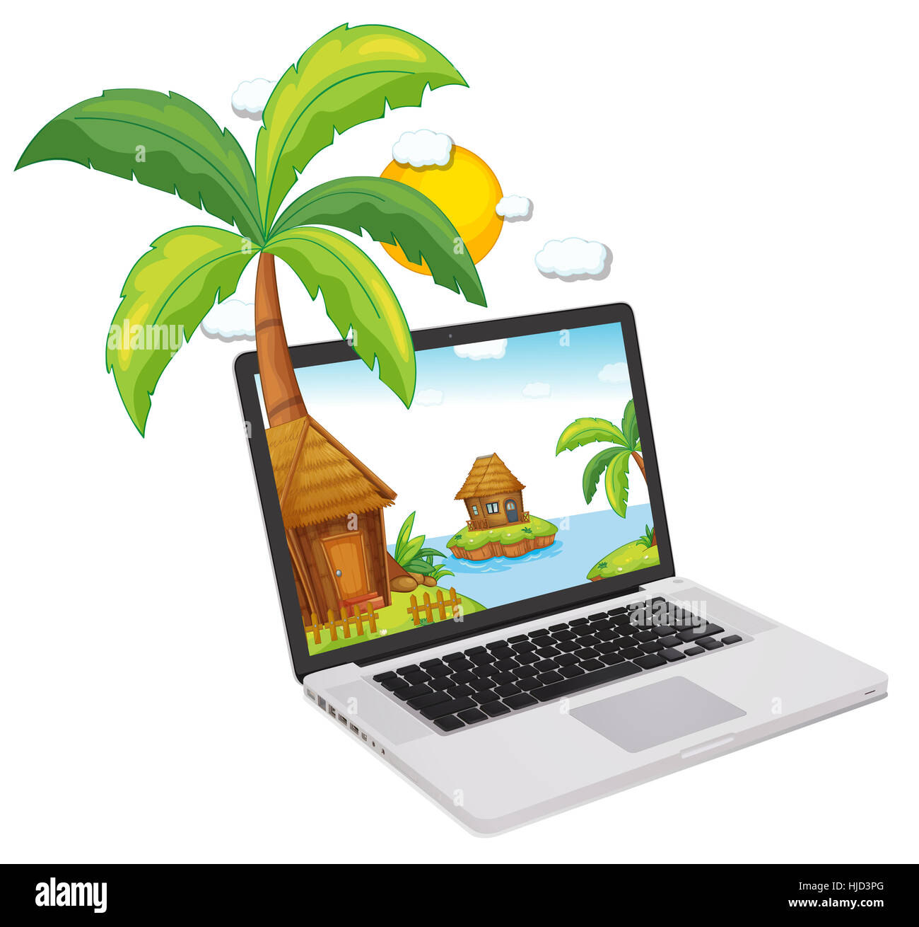 house, building, laptop, notebook, computers, computer, object ...