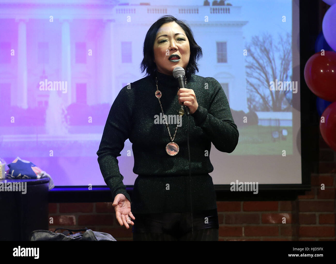 Hollywood, California, USA. 22nd Jan, 2017. Margaret Cho. Laughing ...