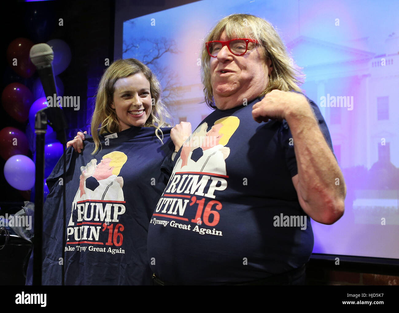 Hollywood, California, USA. 22nd Jan, 2017. Erica Rhodes, Bruce Vilanch ...