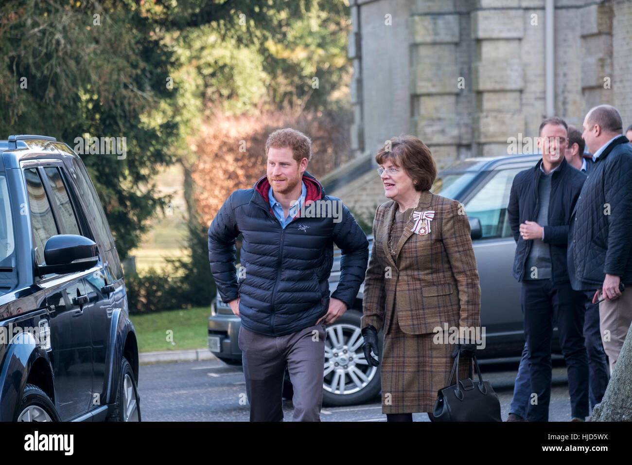Tedworth House Tidworth. 23rd Jan, 2017. Prince Harry visiting Help for ...