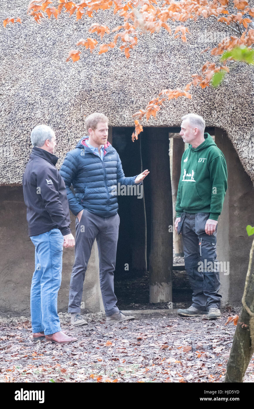 Tedworth House Tidworth. 23rd Jan, 2017. Prince Harry visiting Help for ...