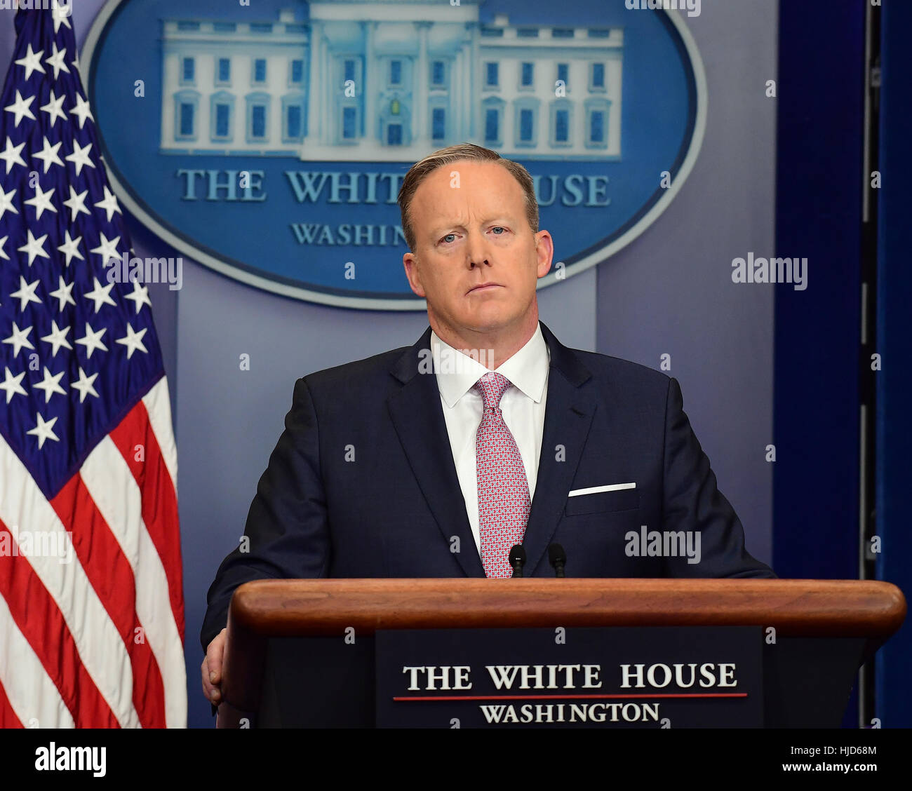 Washington DC, USA. 23rd January, 2017. White House Press Secretary ...
