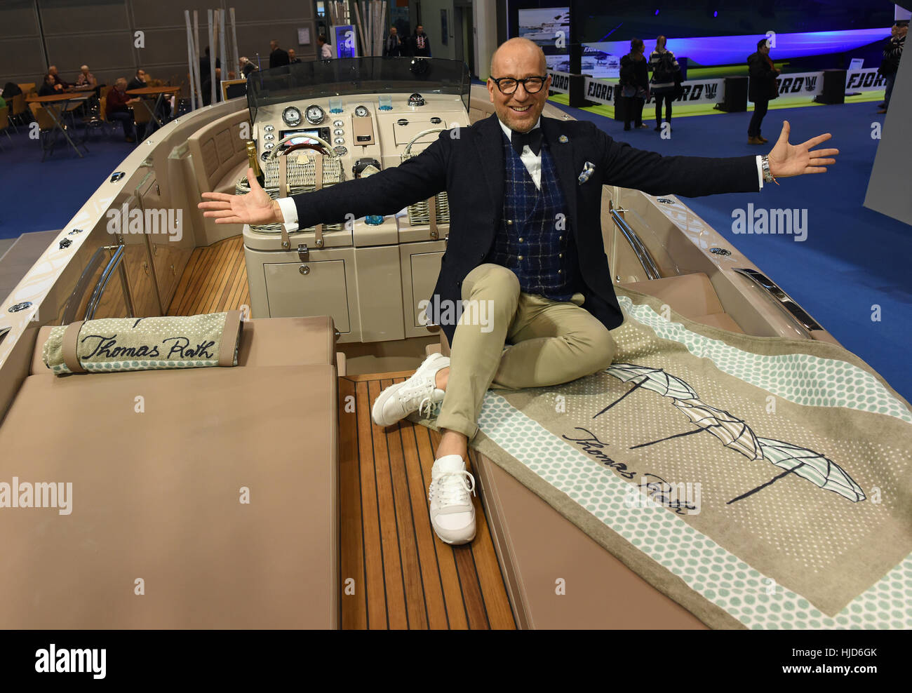 Duesseldorf, Germany. 23rd Jan, 2017. Fashion designer Thomas Rath ...