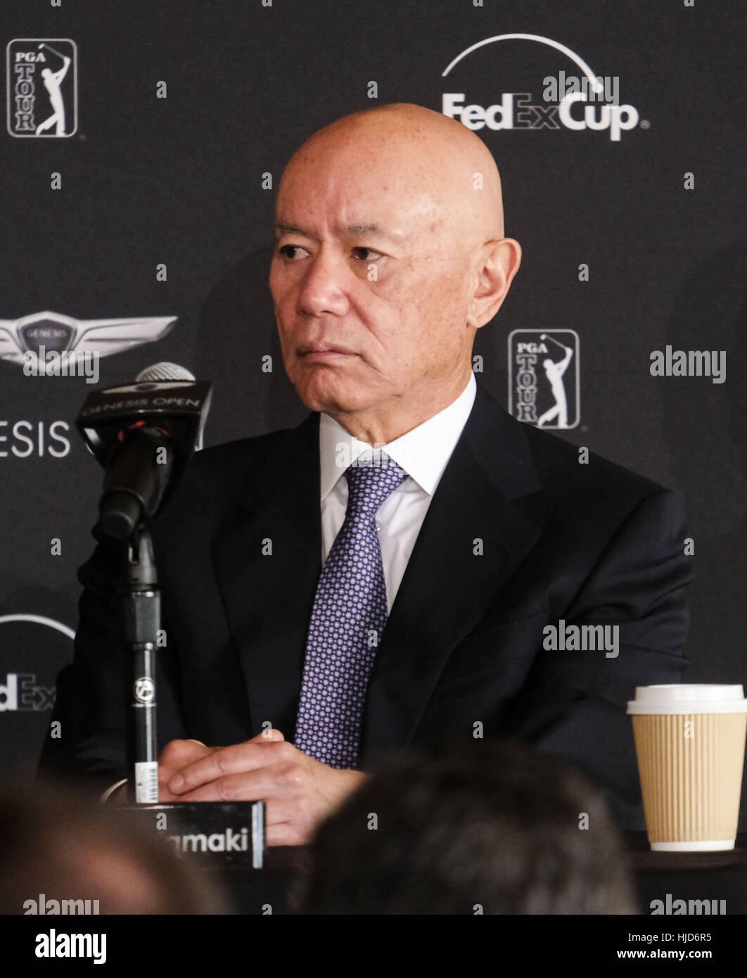 Los Angeles, USA. 23rd Jan, 2017. Michael Yamaki, corporate officer of ...