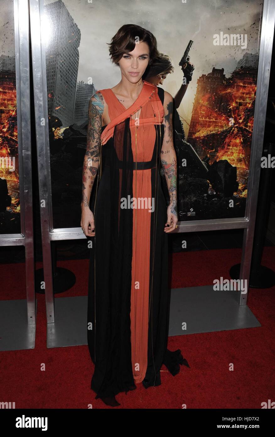 Los Angeles, USA. 23rd Jan, 2017. Ruby Rose at arrivals for 'Resident ...