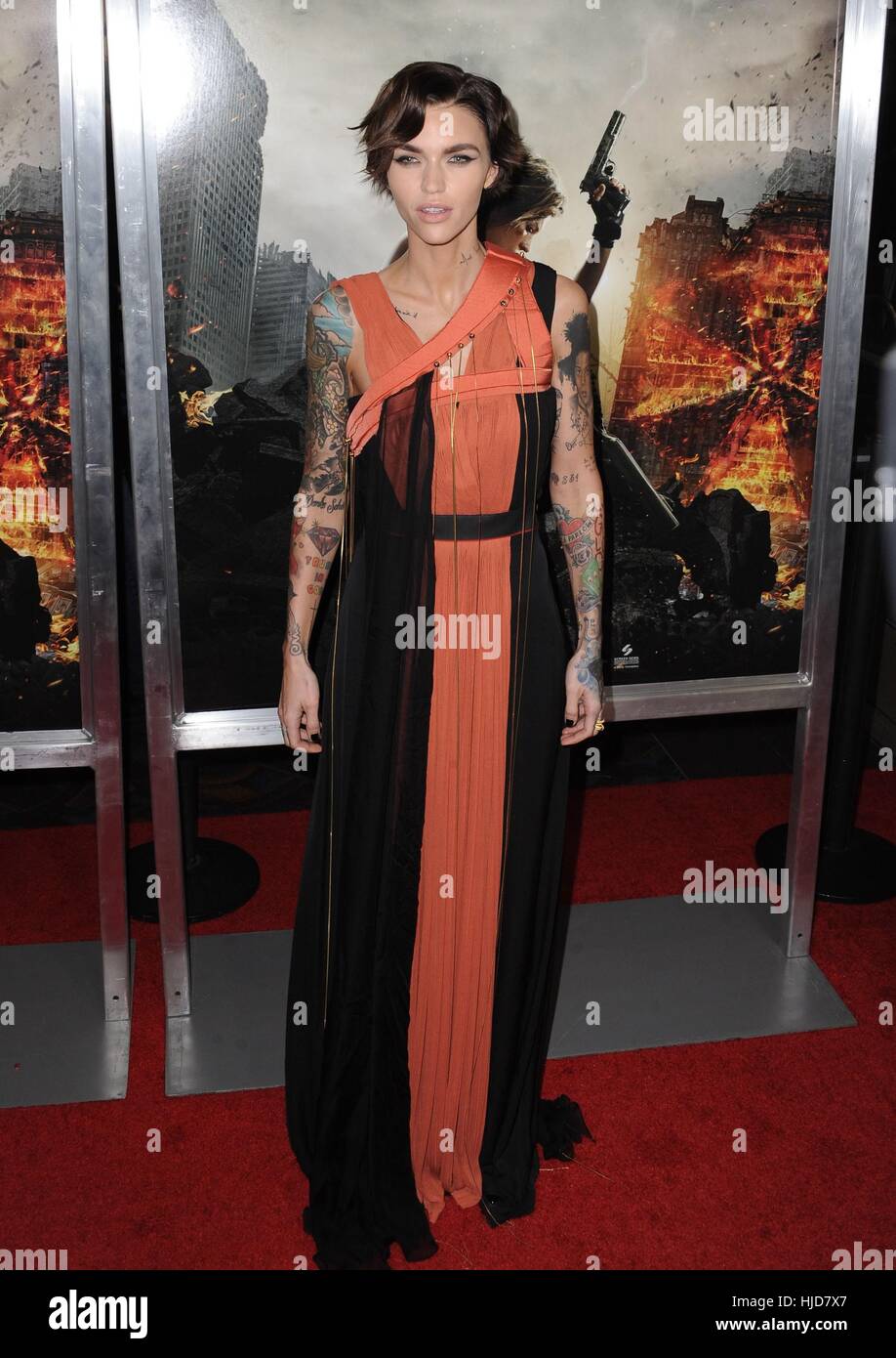 Los Angeles, USA. 23rd Jan, 2017. Ruby Rose at arrivals for 'Resident ...