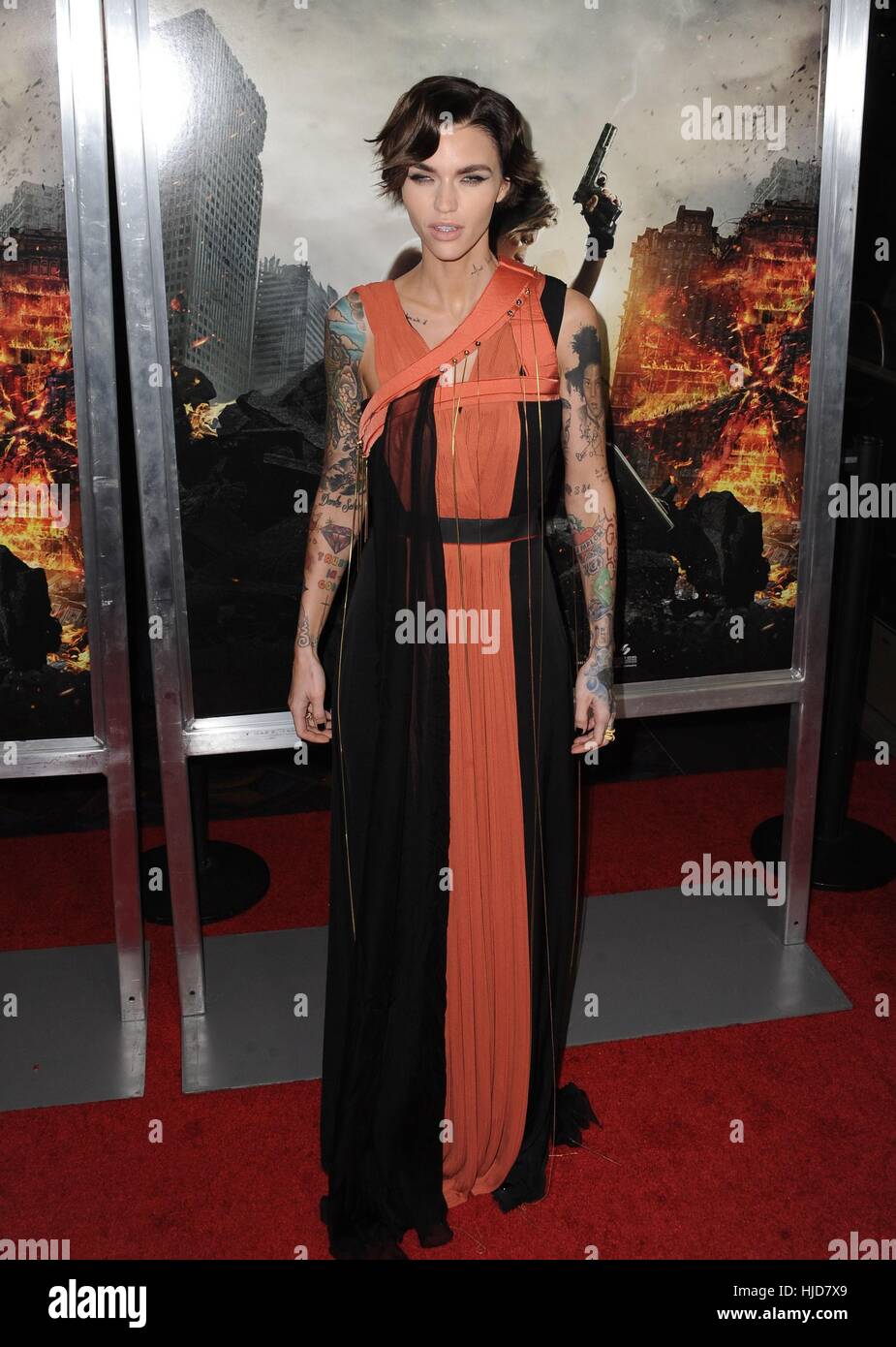 Los Angeles, USA. 23rd Jan, 2017. Ruby Rose at arrivals for 'Resident ...