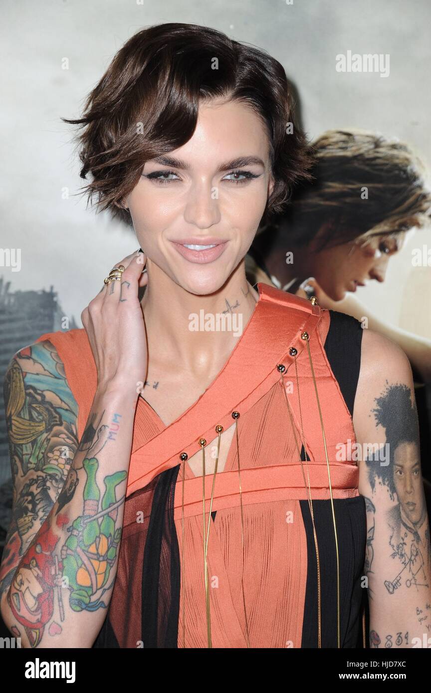 Los Angeles, USA. 23rd Jan, 2017. Ruby Rose at arrivals for 'Resident ...