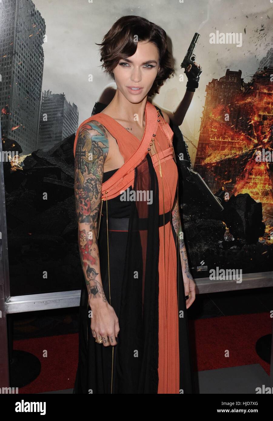 Los Angeles, USA. 23rd Jan, 2017. Ruby Rose at arrivals for 'Resident ...