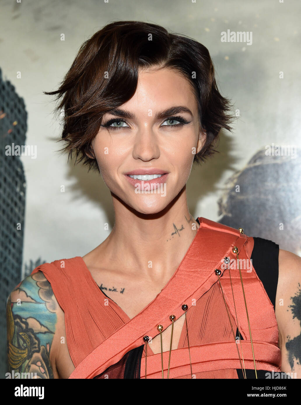 Hollywood, California, USA. 23rd Jan, 2017. Ruby Rose arrives for the ...
