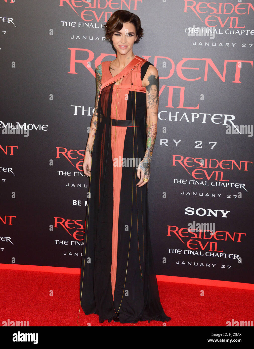 Los Angeles, USA. 23rd Jan, 2017. Ruby Rose 052 arriving at the ...