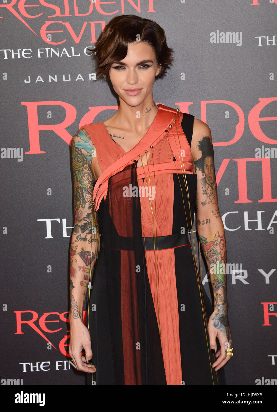 Los Angeles, USA. 23rd Jan, 2017. Ruby Rose 112 arriving at the ...