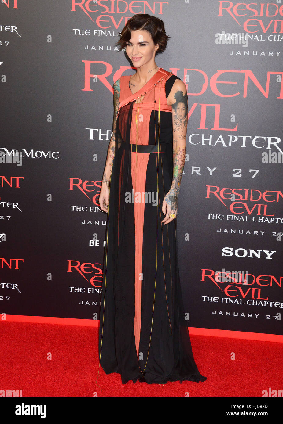 Los Angeles, USA. 23rd Jan, 2017. Ruby Rose 113 arriving at the ...