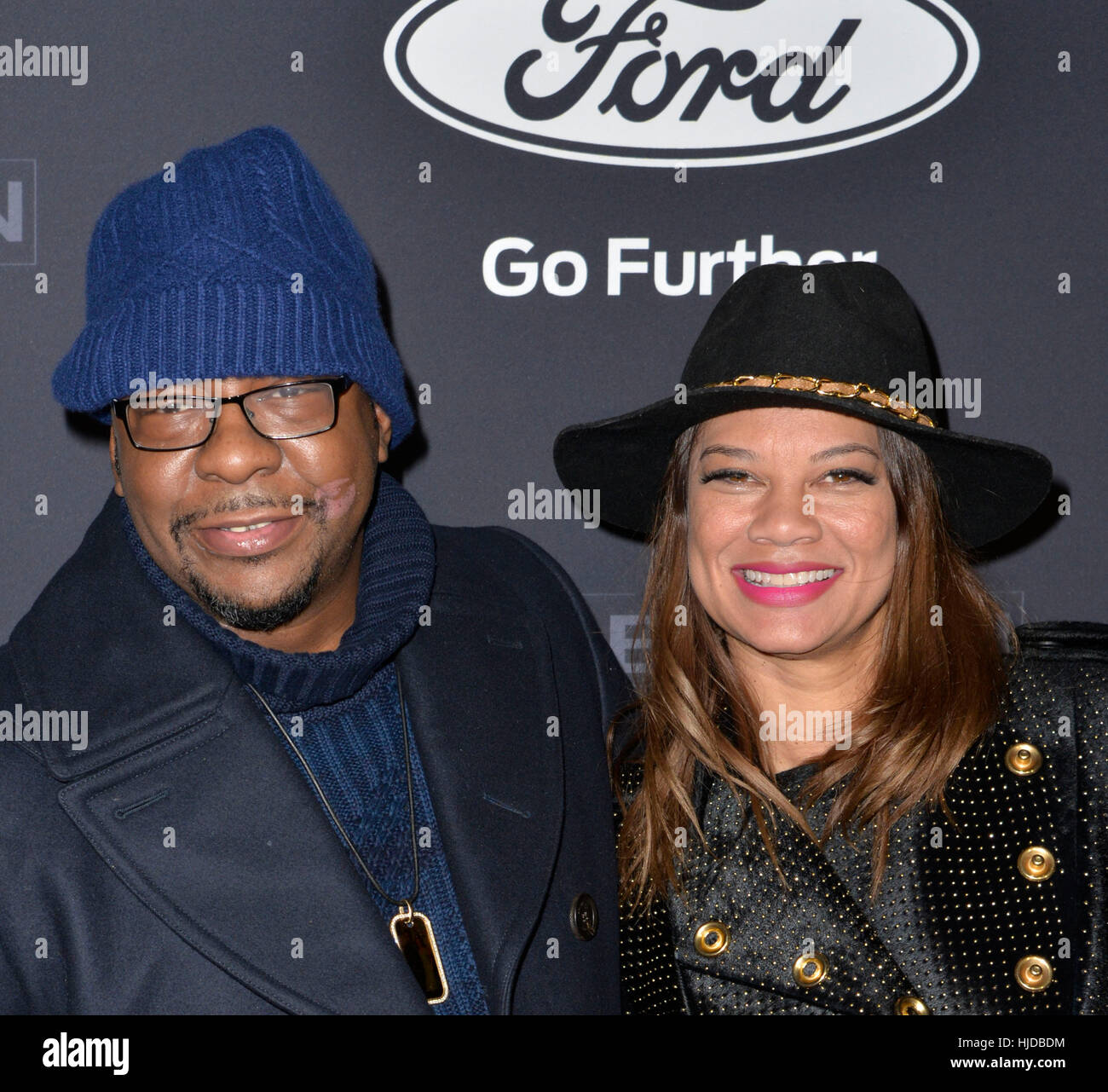 Los Angeles Ca Usa 23rd Jan 2017 Bobby Brown And Alicia Brown At Bets The New Edition