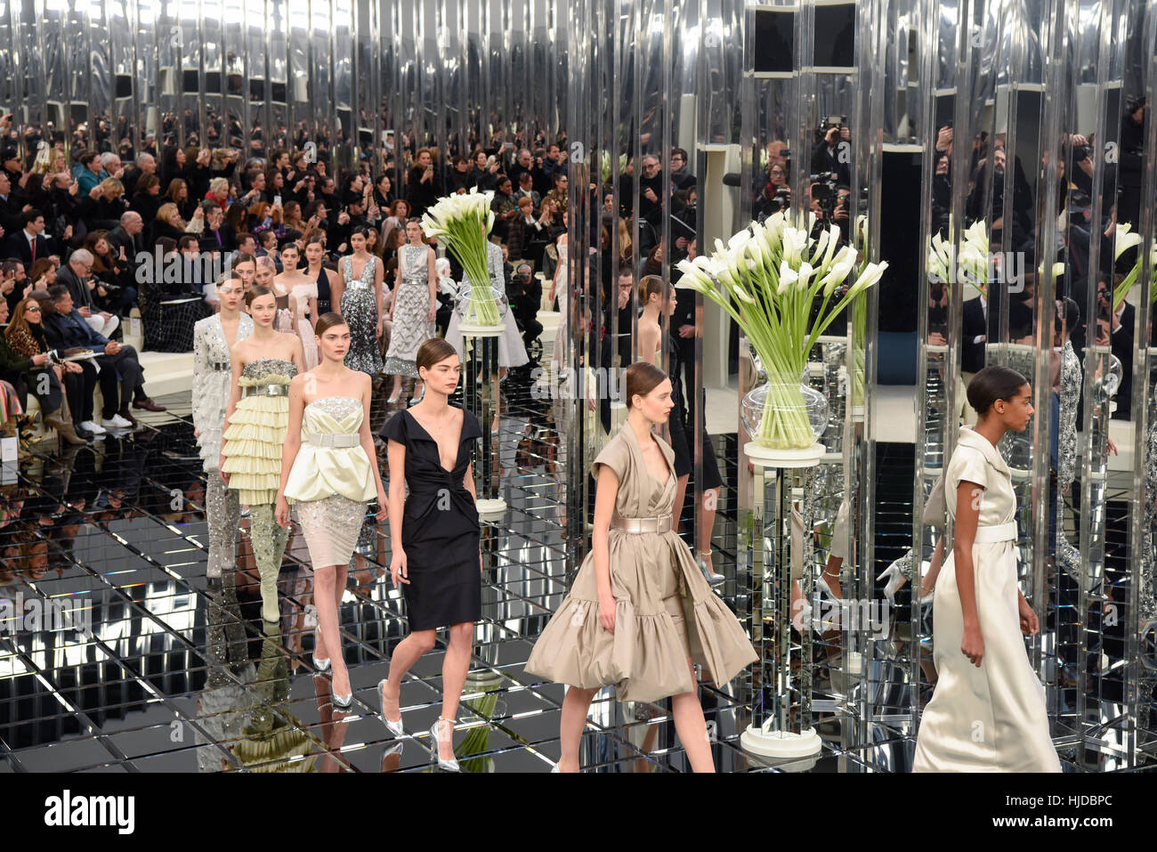 Paris, France. 24th Jan, 2017. Models present creations during the ...