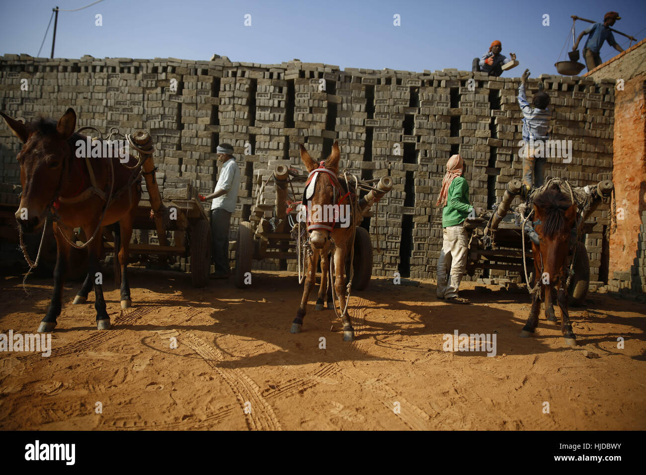 Nepalese migrant workers hi-res stock photography and images - Alamy