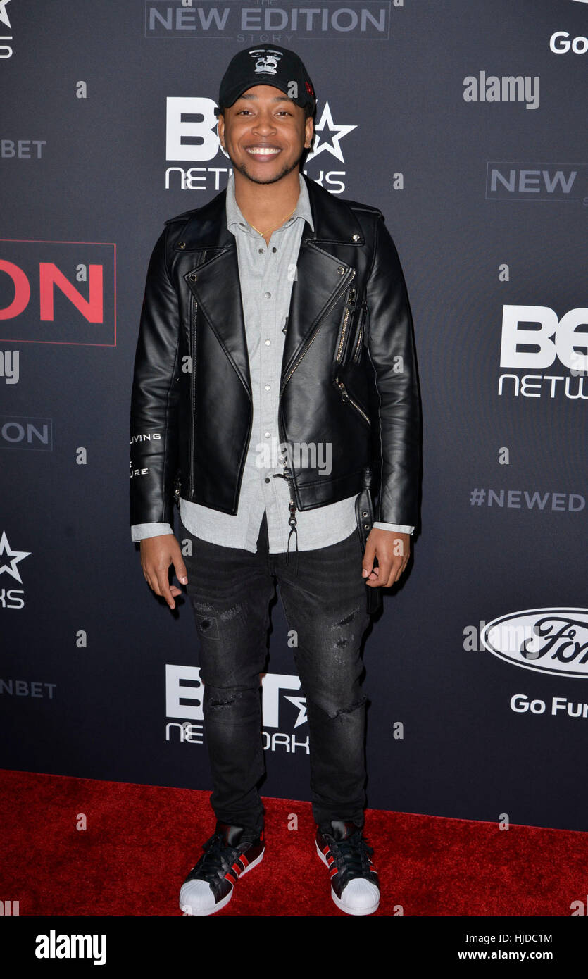 Los Angeles, Ca, USA. 23rd Jan, 2017. Jacob Latimore at BET's The New ...