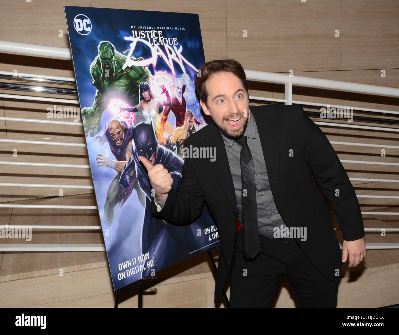 Los Angeles, USA. 23rd Jan, 2017. Ray Chase attends premiere of Warner ...