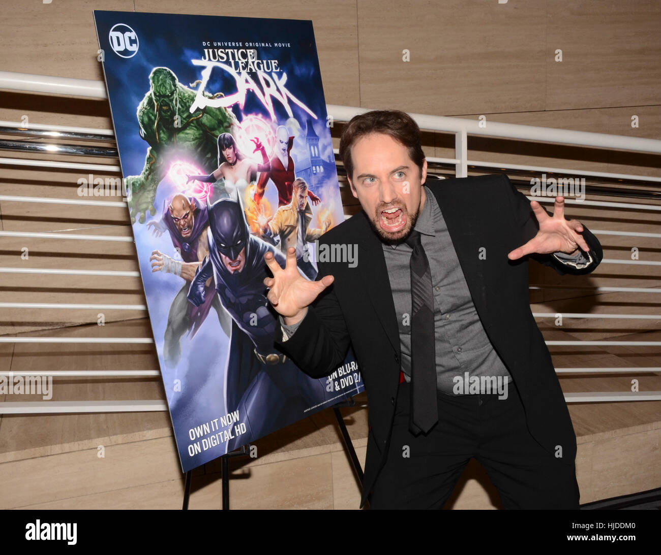 Los Angeles, USA. 23rd Jan, 2017. Ray Chase attends premiere of Warner ...
