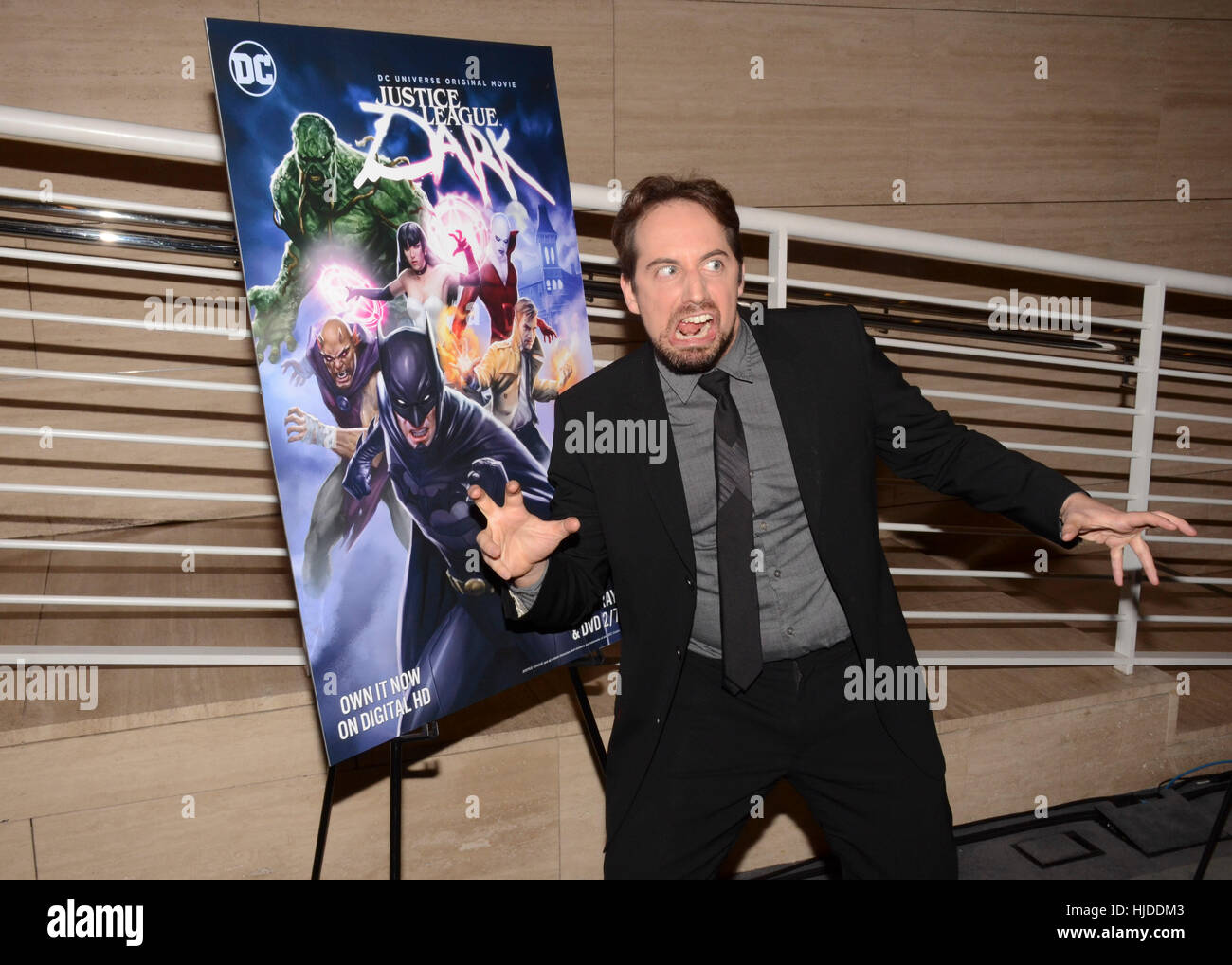 Los Angeles, USA. 23rd Jan, 2017. Ray Chase attends premiere of Warner ...