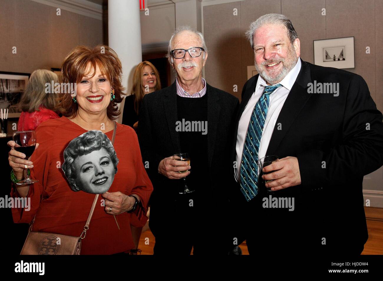 New York, USA. 23rd Jan, 2017. Joy Behar, Steve Janowitz, guest at ...
