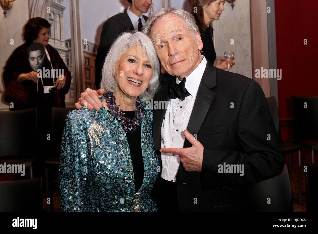 New York, USA. 23rd Jan, 2017. Jamie deRoy, Dick Cavett at arrivals for ...