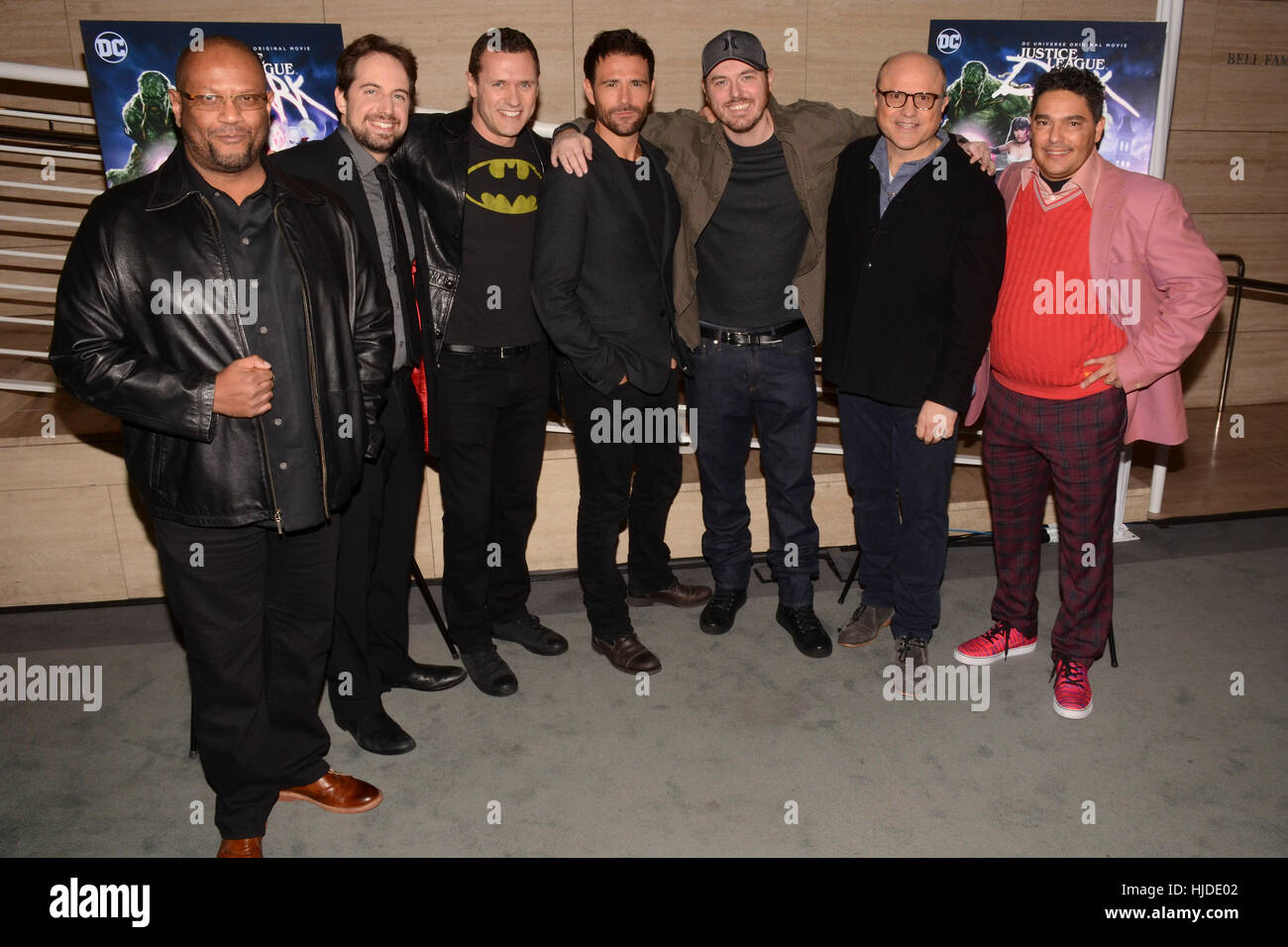 Los Angeles, USA. 23rd Jan, 2017. James Tucker, Ray Chase, Jason O'Mara ...