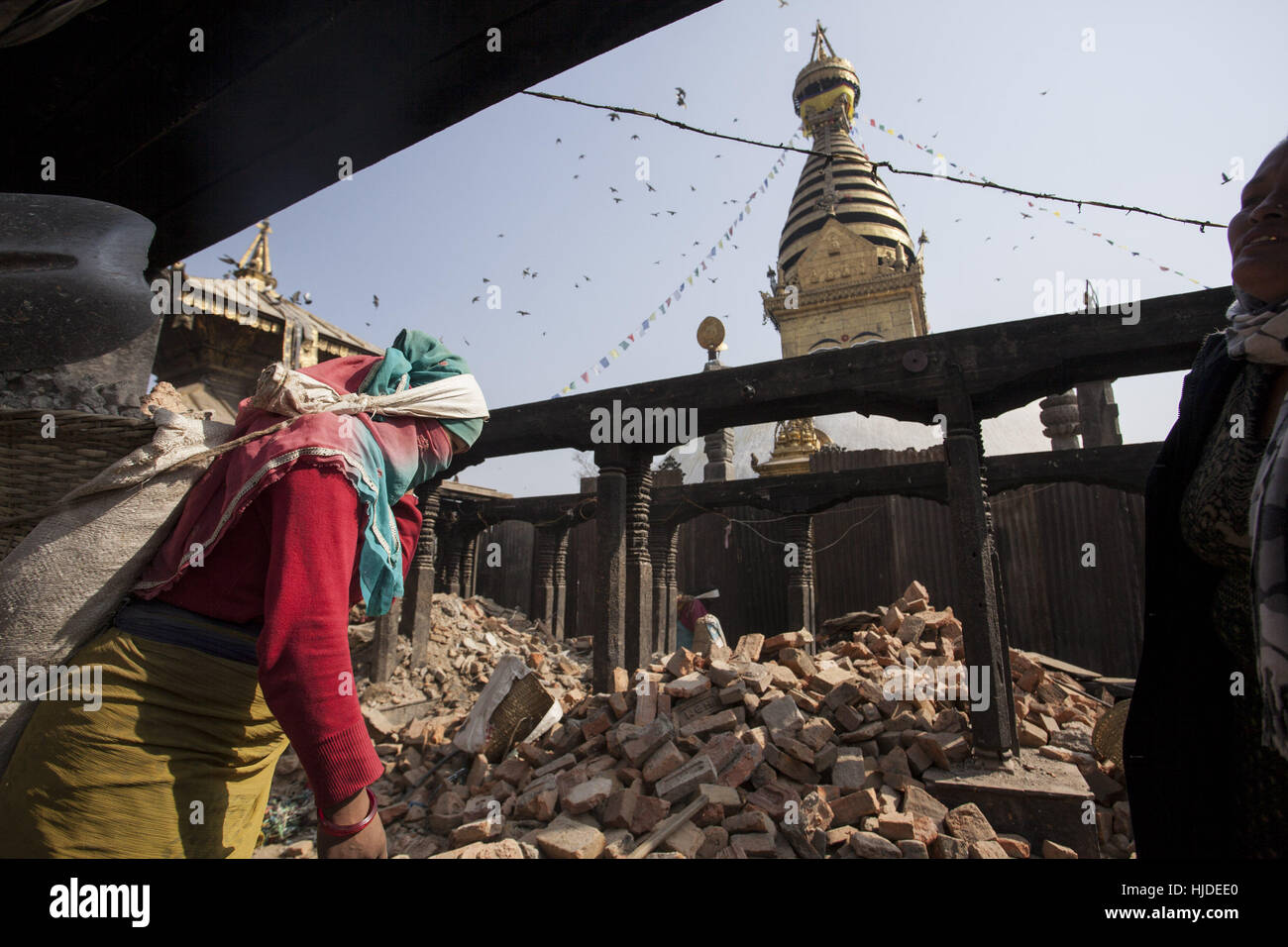 Kathmandu nepal 24th jan 2017 hi-res stock photography and images - Alamy