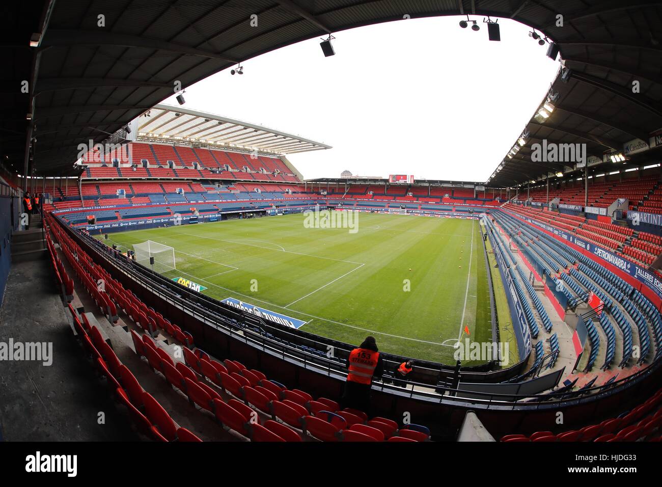 Pamplona, Spain. 22nd Jan, 2017. Estadio El Sadar, general view ...