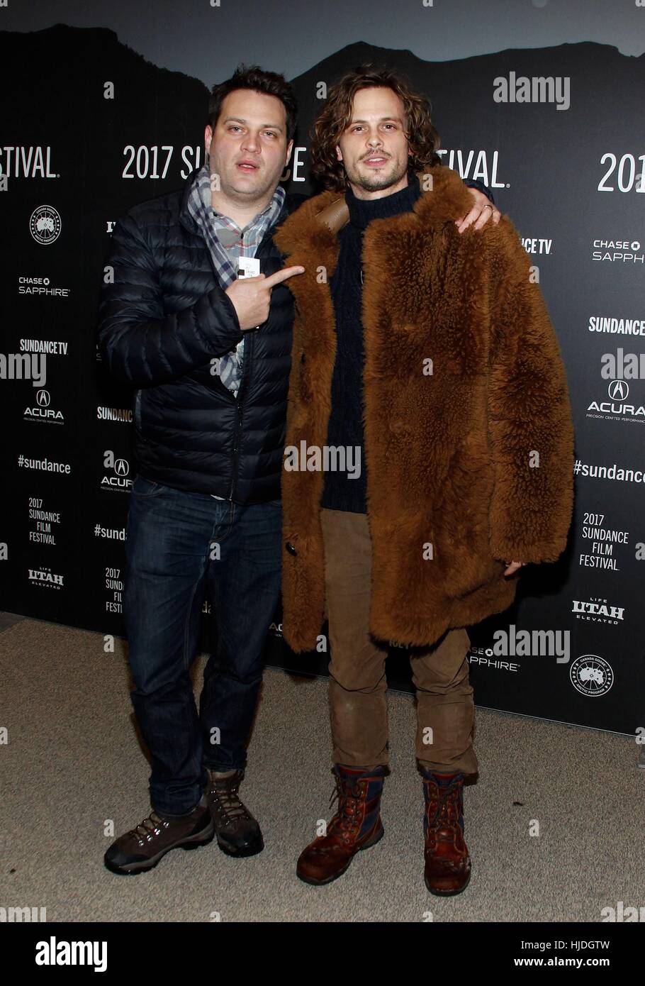 Park City, Utah, USA. 24th Jan, 2017. Michael Pruss, Matthew Gray ...